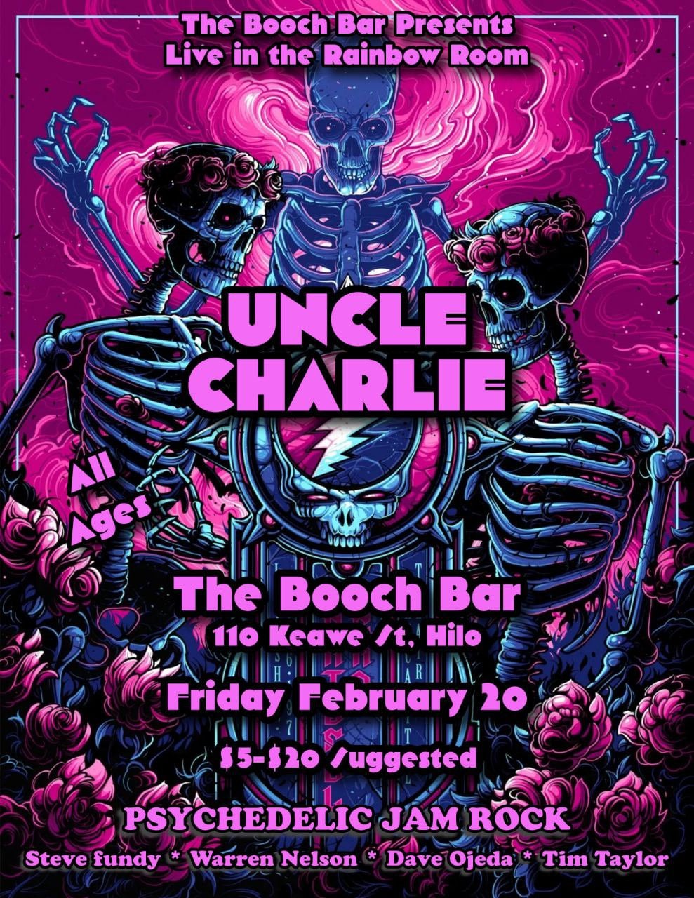 Uncle Charlie at The Booch Bar, Hilo | Psychedelic Jam | Big Island ...